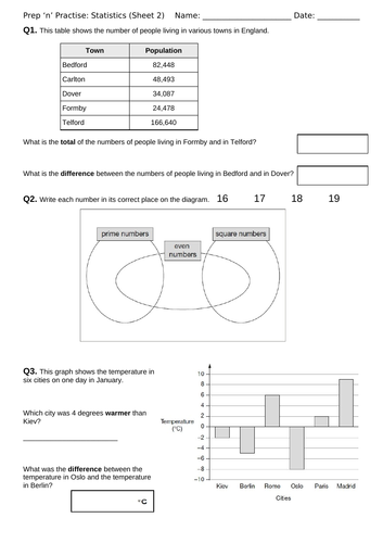 Y6 SATs homework - Six weeks, 24 documents ' Prep and Practise ...