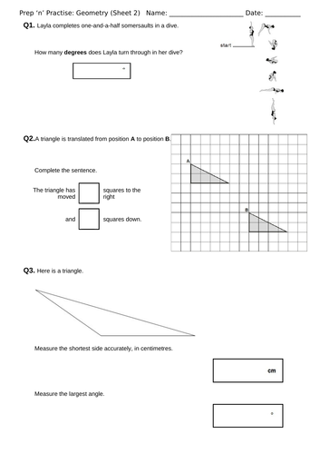 Y6 SATs homework - Six weeks, 24 documents ' Prep and Practise ...