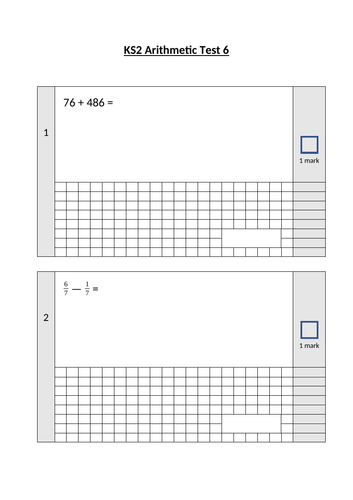 KS2 SATs Paper 1 Arithmetic tests: Bundle 2 | Teaching Resources KS2 SATs Paper 1 Arithmetic tests: Bundle 2 | Teaching Resources