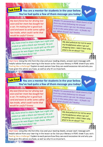 Personal Safety | Teaching Resources