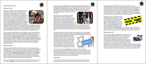 Personal Safety | Teaching Resources