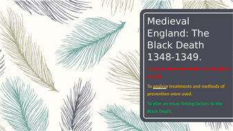 Medieval Medicine - The Black Death | Teaching Resources