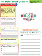 Free GCSE Physics (Science) Motor Effect Practice Exam Question ...
