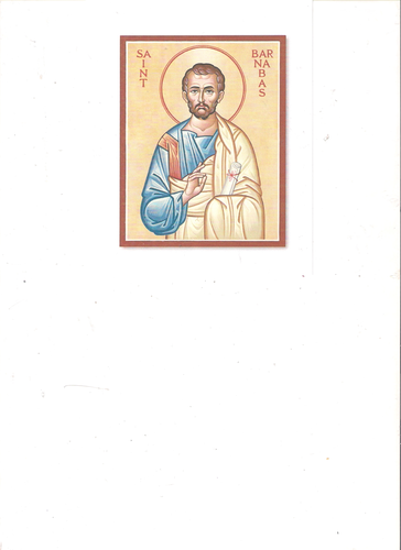 Saint Barnabas Feast Day 11th June | Teaching Resources