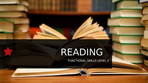 Functional Skills English Reading Level 2 - 110 slide PowerPoint ...