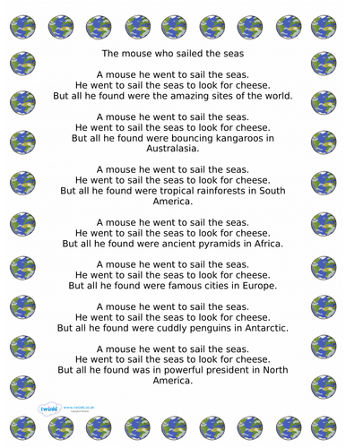 Poetry (Continents) | Teaching Resources