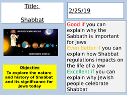 Shabbat Judaism Practices EDEXCEL | Teaching Resources