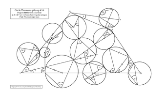 Circle Theorems Revision Exercise #16 | Teaching Resources