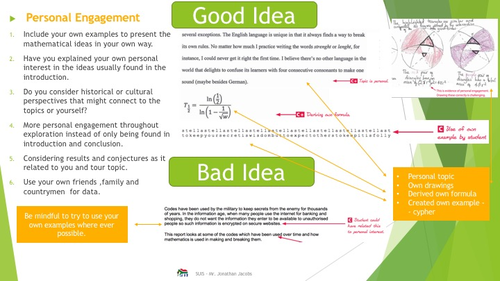 IA - Personal engagement IBDP Poster ~ Please leave feedback | Teaching ...