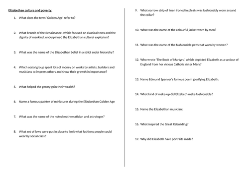 AQA GCSE History - 4 Units of Quizzes! | Teaching Resources