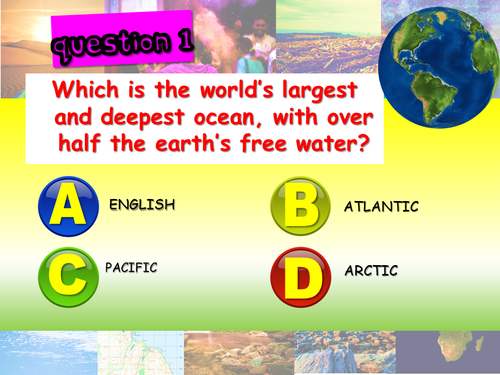 Geography Quiz | Teaching Resources