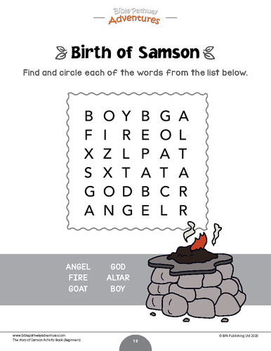 Samson Activity Book & Lesson Plans: Beginners | Teaching Resources