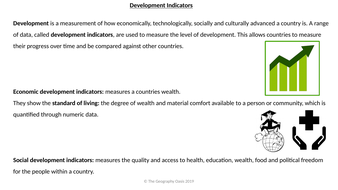 Development Indicators | Teaching Resources