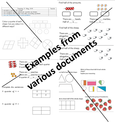 Year 1, White Rose, Summer, Block 2, Fractions | Teaching Resources