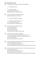 Ratio Proportion Problem Solving Questions | Teaching Resources