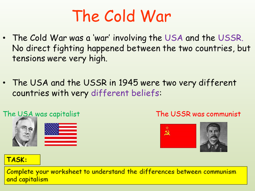 Cold War Introduction | Teaching Resources