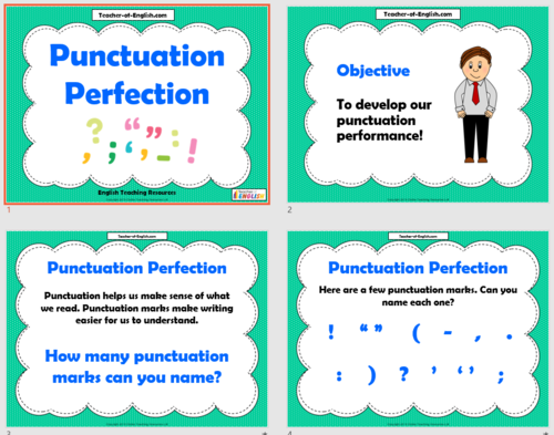 Punctuation Perfection | Teaching Resources