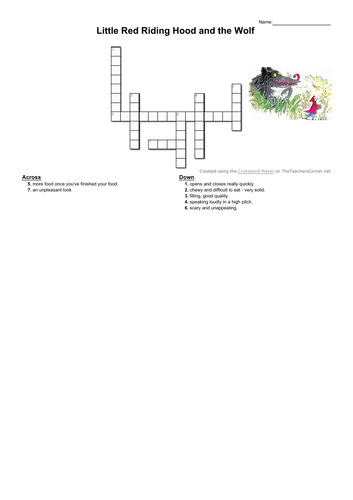 Little Red Riding Hood Whole Class Reading | Teaching Resources