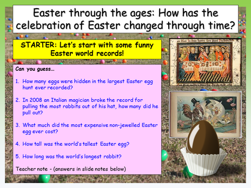 Easter History Lesson | Teaching Resources
