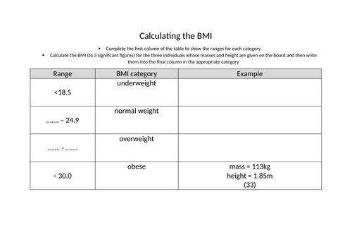 Edexcel GCSE Biology Topic 5 REVISION (Health, disease and the ...