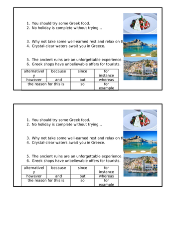 Whole two-week unit on Persuasive advert to Greece | Teaching Resources