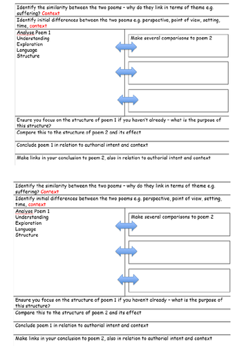 AQA Power & Conflict Poetry - Comparing the poems 'Poppies' and ... AQA Power & Conflict Poetry - Comparing the poems 'Poppies' and ...