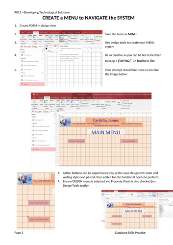 Creating a Database Solution GCSE L2 | Teaching Resources