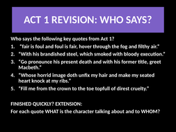 Macbeth Act 2 Scene 1 Lessons | Teaching Resources