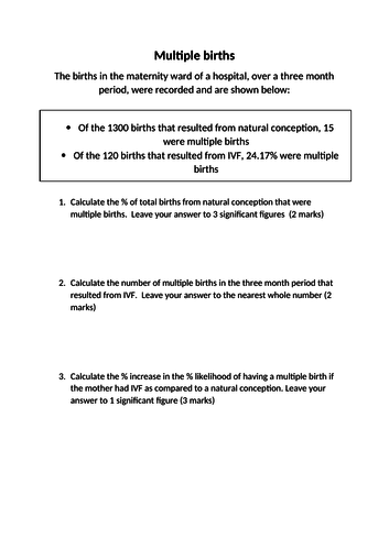OCR GCSE Combined Science Paper 1 REVISION (Biology topics B1 - B3 ...