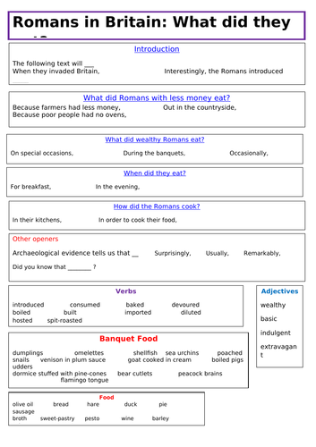 Romans in Britain 8 wk Y4 literacy unit (129 files) information texts ...