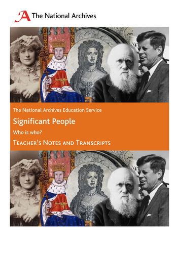 Significant People | Teaching Resources