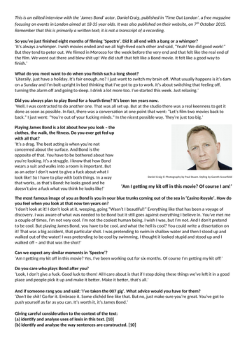 A Level English Language Non-fiction texts | Teaching Resources