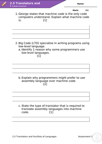 Paper 2 Mini Assessments w/Feedback | Teaching Resources