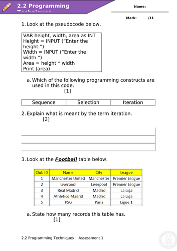 Paper 2 Mini Assessments w/Feedback | Teaching Resources