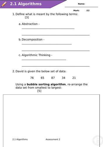 Paper 2 Mini Assessments w/Feedback | Teaching Resources