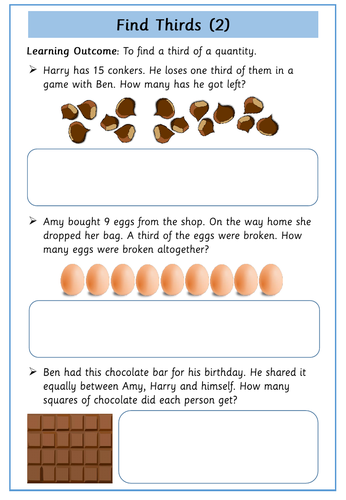 Fractions - Year 2 | Teaching Resources