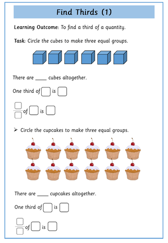 Fractions - Year 2 | Teaching Resources