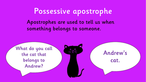 KS1 possessive apostrophe | Teaching Resources