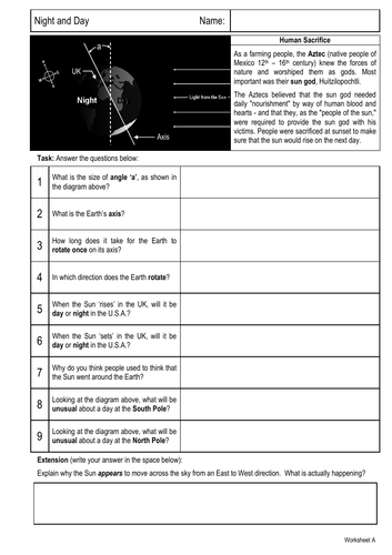 Night and Day | Teaching Resources