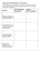 War Photographer for Lower Ability | Teaching Resources