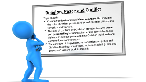 OCR GCSE RS religion, peace & conflict lesson 1 | Teaching Resources
