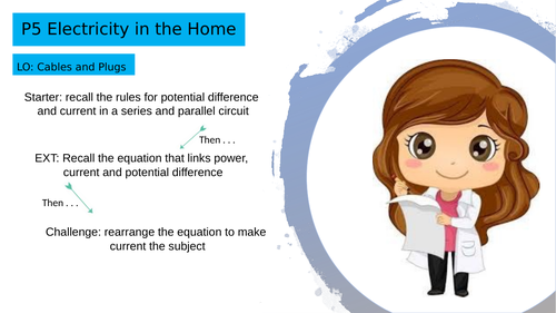 GCSE Physics KS4 Cables and Plugs | Teaching Resources