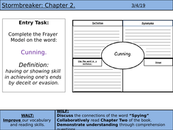 Stormbreaker: Chapter 2. | Teaching Resources