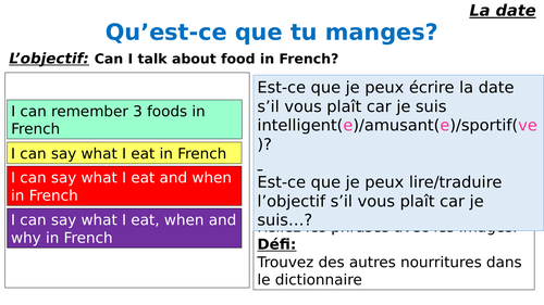 French Food and Drink Unit of Work | Teaching Resources