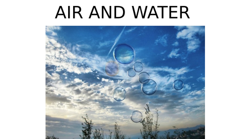 Air and Water | Teaching Resources