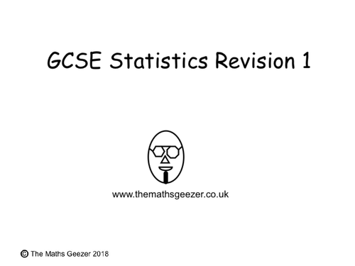 GCSE Statistics Revision 1 (ppt) | Teaching Resources