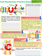 FREE A Level Biology Cell Membranes Practice Exam Question | Teaching ...