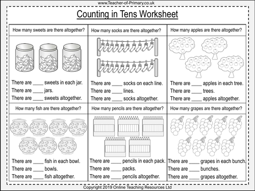 Counting in Tens - Year 1 | Teaching Resources