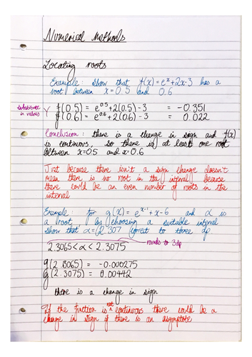 A-level Maths (Pure) Revision Notes and Example Questions | Teaching ...