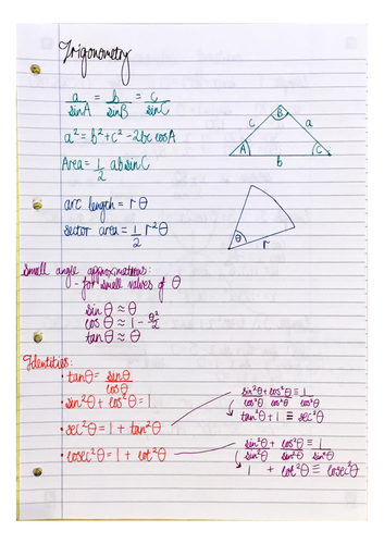A-level Maths (Pure) Revision Notes and Example Questions | Teaching ... A-level Maths (Pure) Revision Notes and Example Questions | Teaching ...